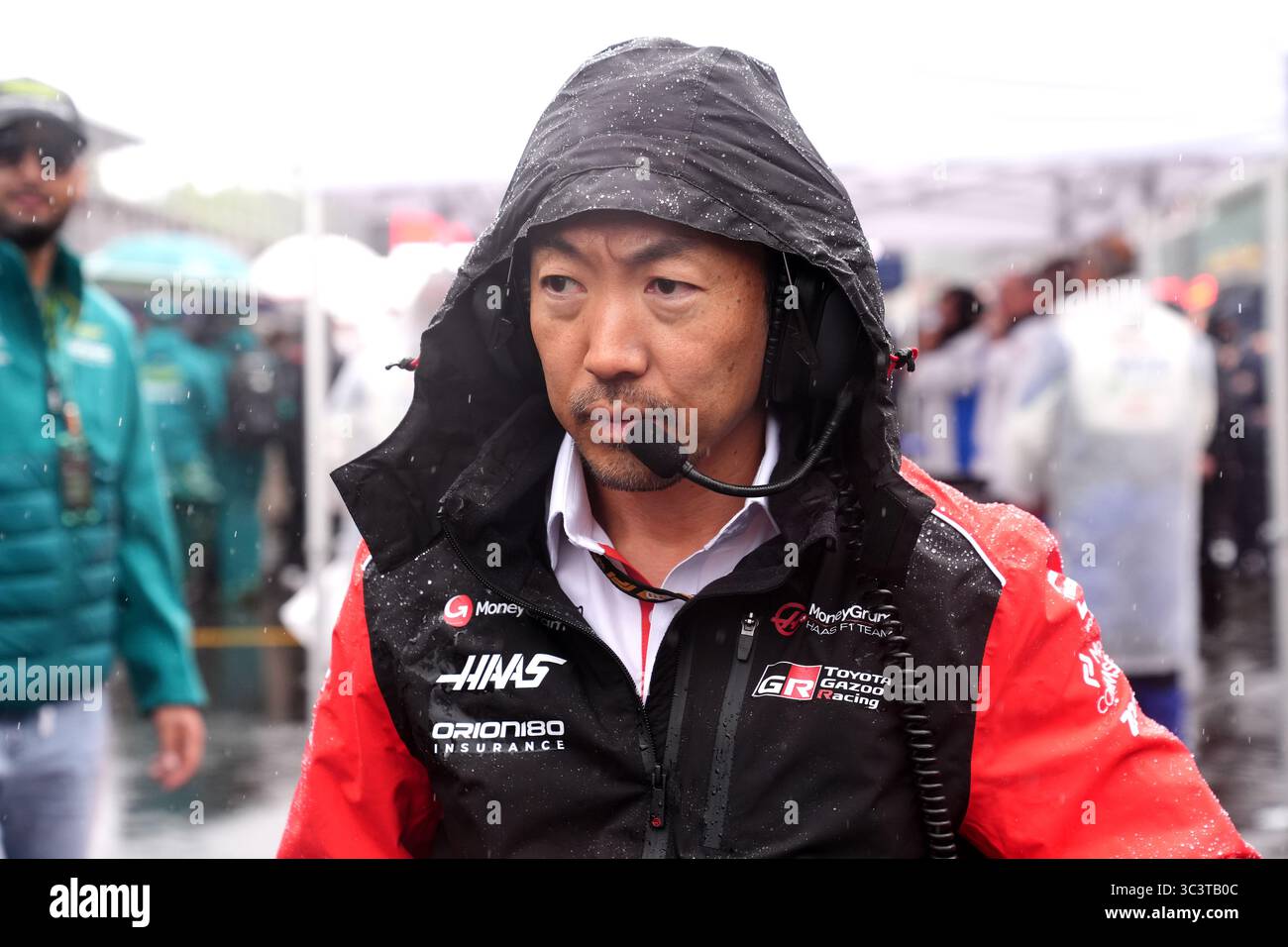 Haas F1 team principal Ayao Komatsu at Circuit de Spa-Francorchamps, Stavelot, Belgium. Picture ...