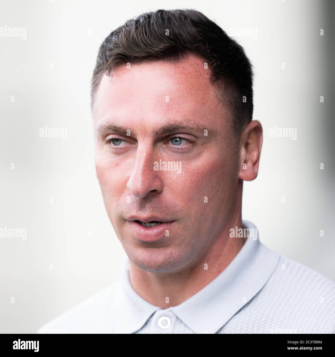 PAISLEY, SCOTLAND - July 27: Ayr United manager Scott Brown before a ...