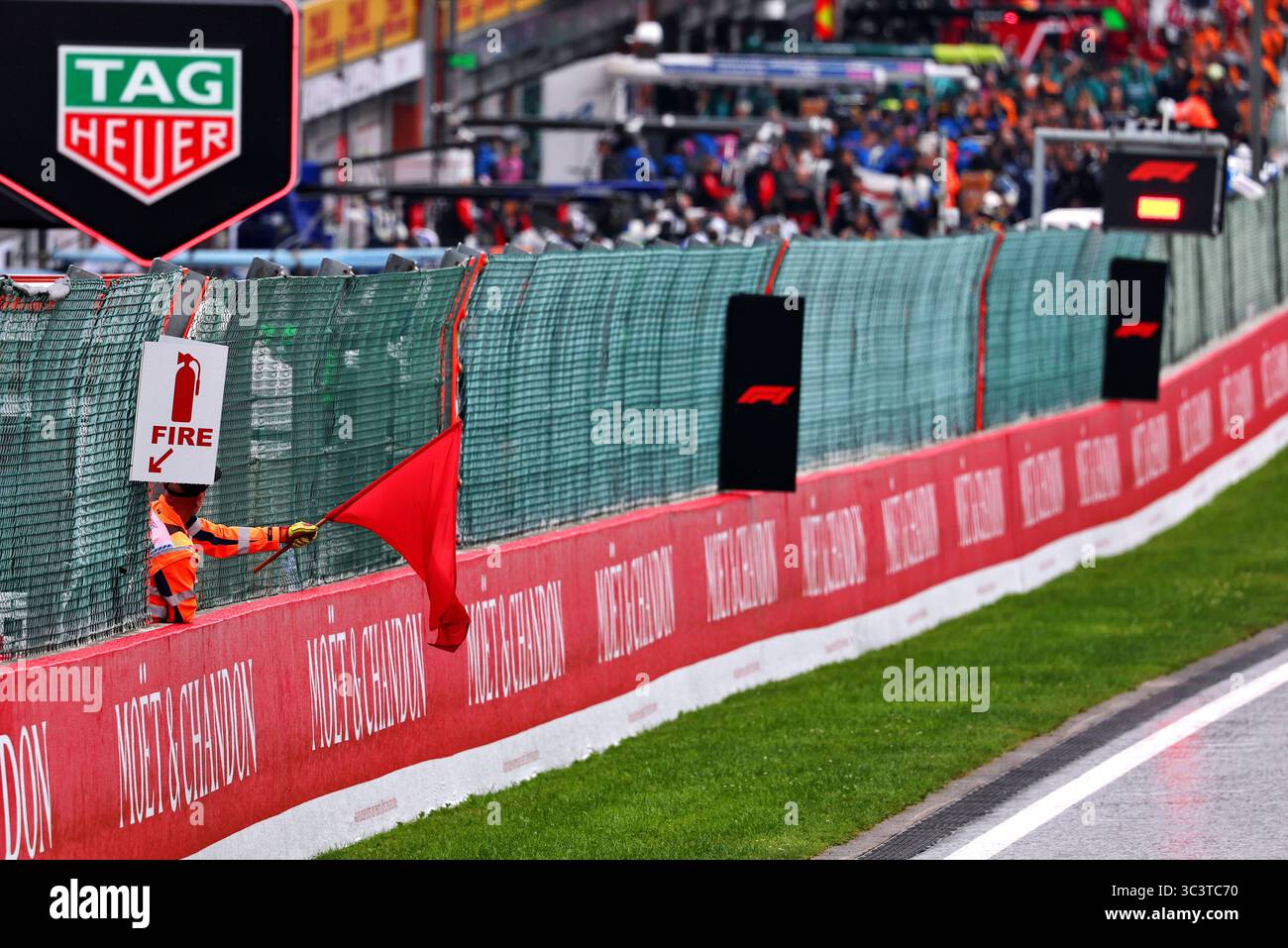 Red flag at the end of the Formation Lap. 27.07.2025. Formula 1 World ...