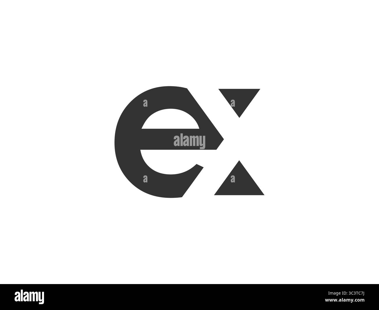 Ex minimal logo Cut Out Stock Images & Pictures - Alamy