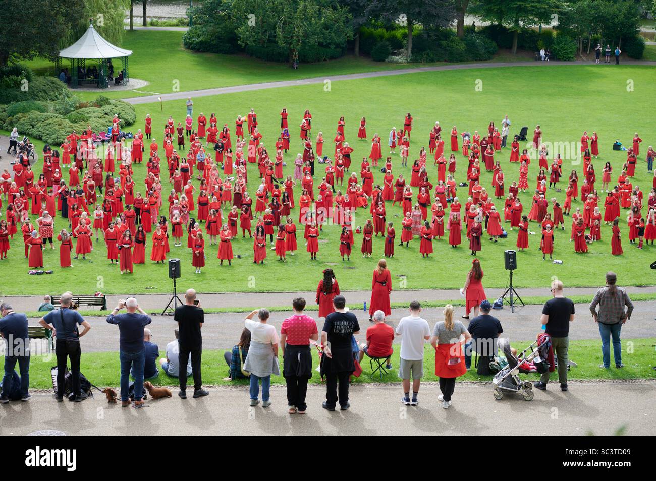 Preston, Lancashire, UK. 27th July, 2025. A gathering of over 500 Kate ...