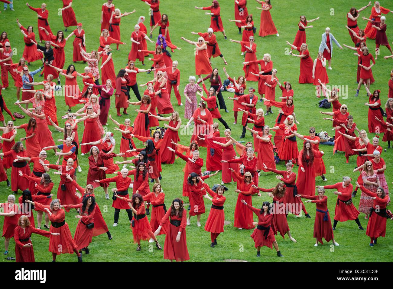 Preston, Lancashire, UK. 27th July, 2025. A gathering of over 500 Kate ...