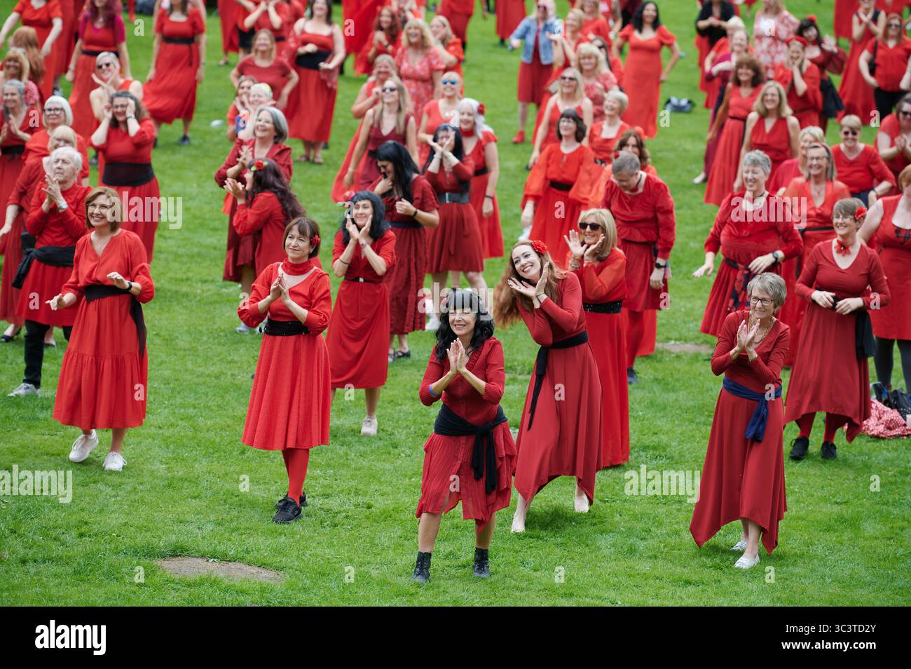 Preston, Lancashire, UK. 27th July, 2025. A gathering of over 500 Kate ...