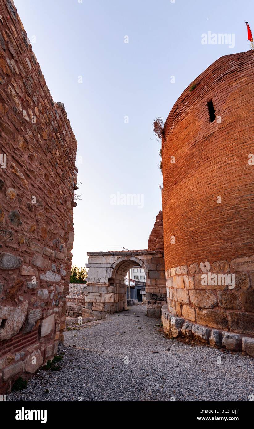 Iznik, Bursa, Turkiye - 20 JUL 2025: The Yenisehir Gate is a city gate ...
