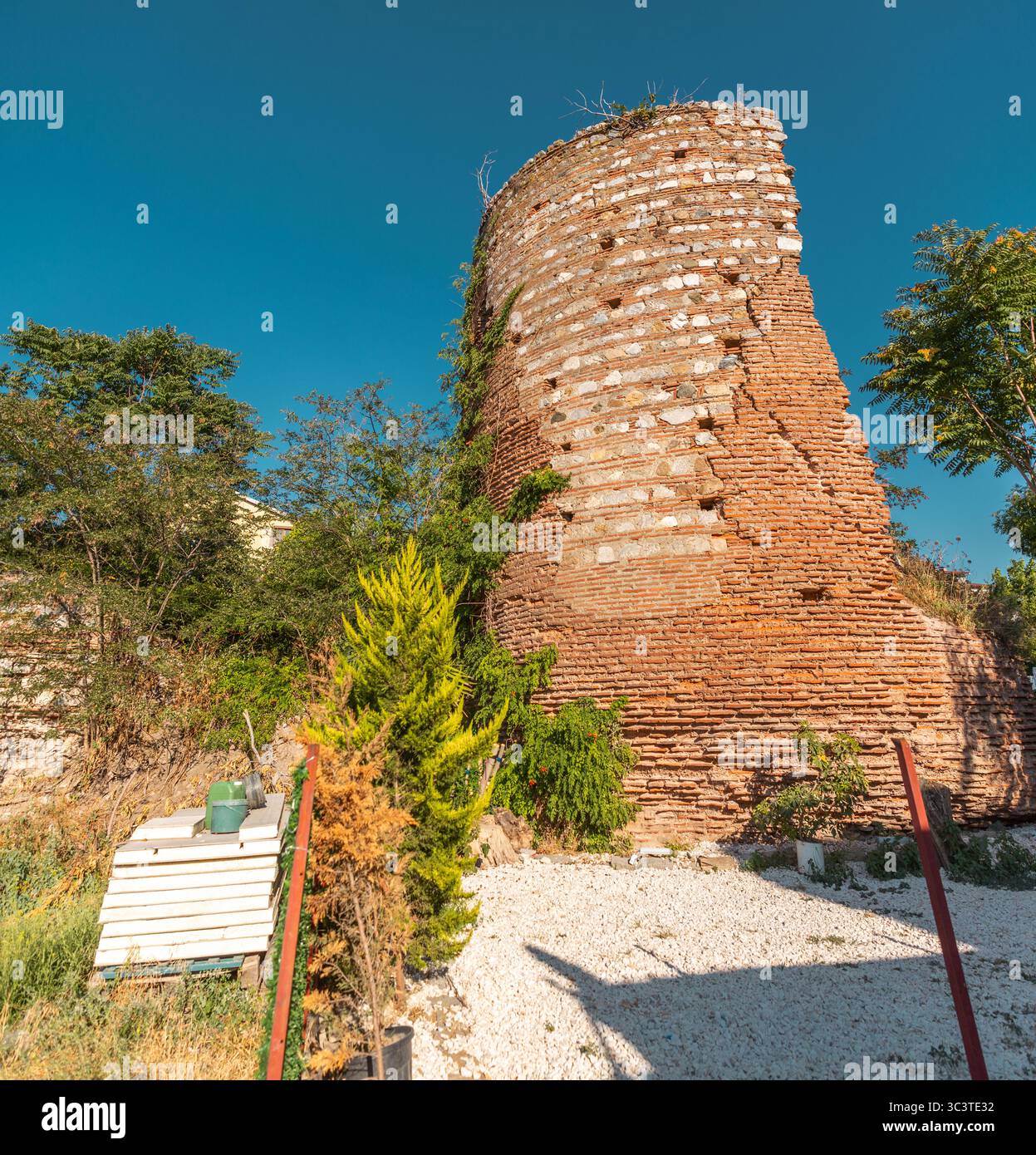 Iznik, Bursa, Turkiye - 20 JUL 2025: The ancient city walls of Nicaea ...