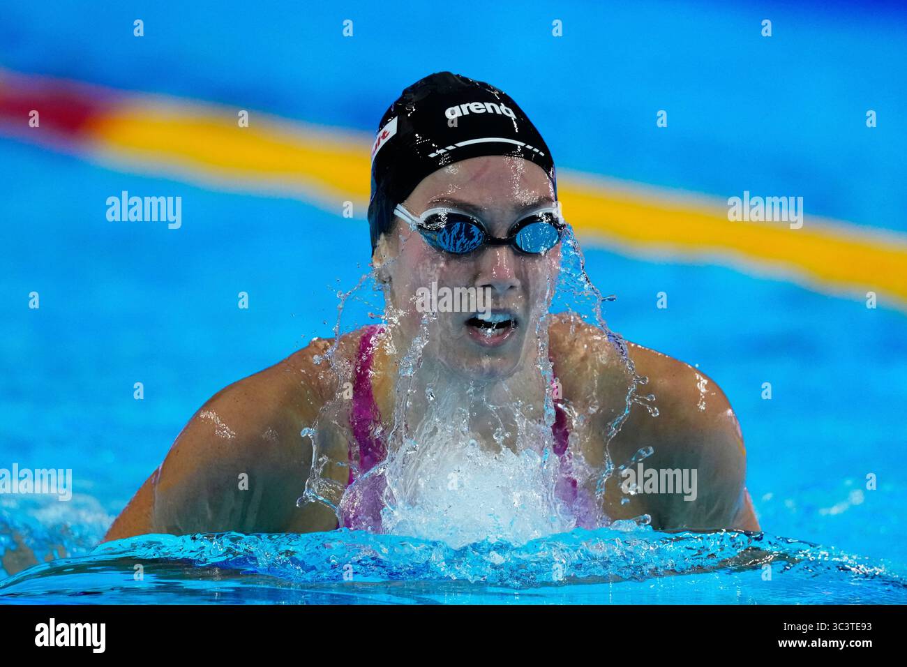 Alex Walsh of the United States competes in the women's 200-meter ...