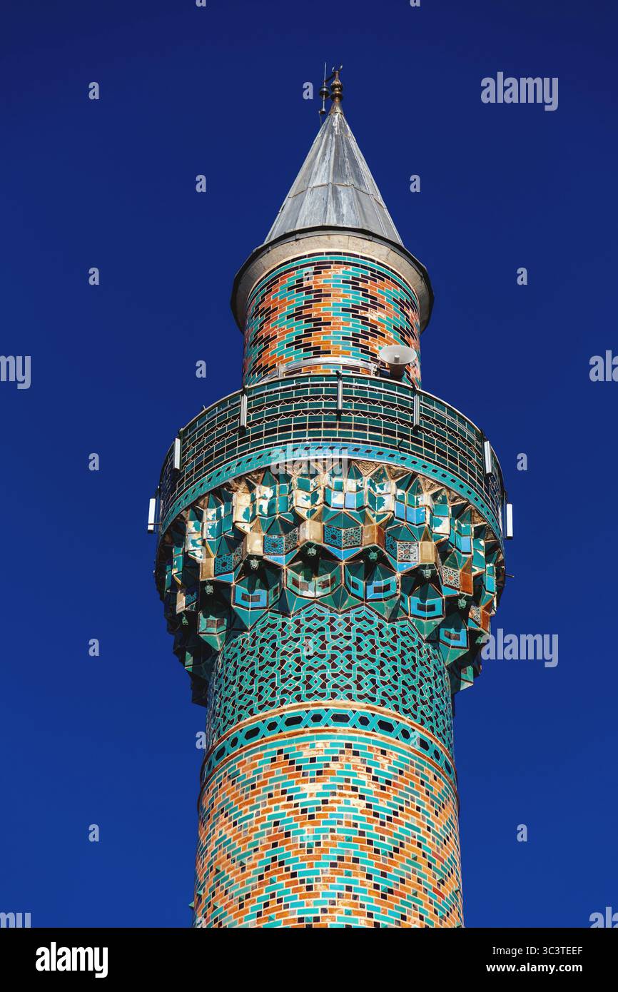 Architectural detail from the Green Mosque, a historic Ottoman mosque ...