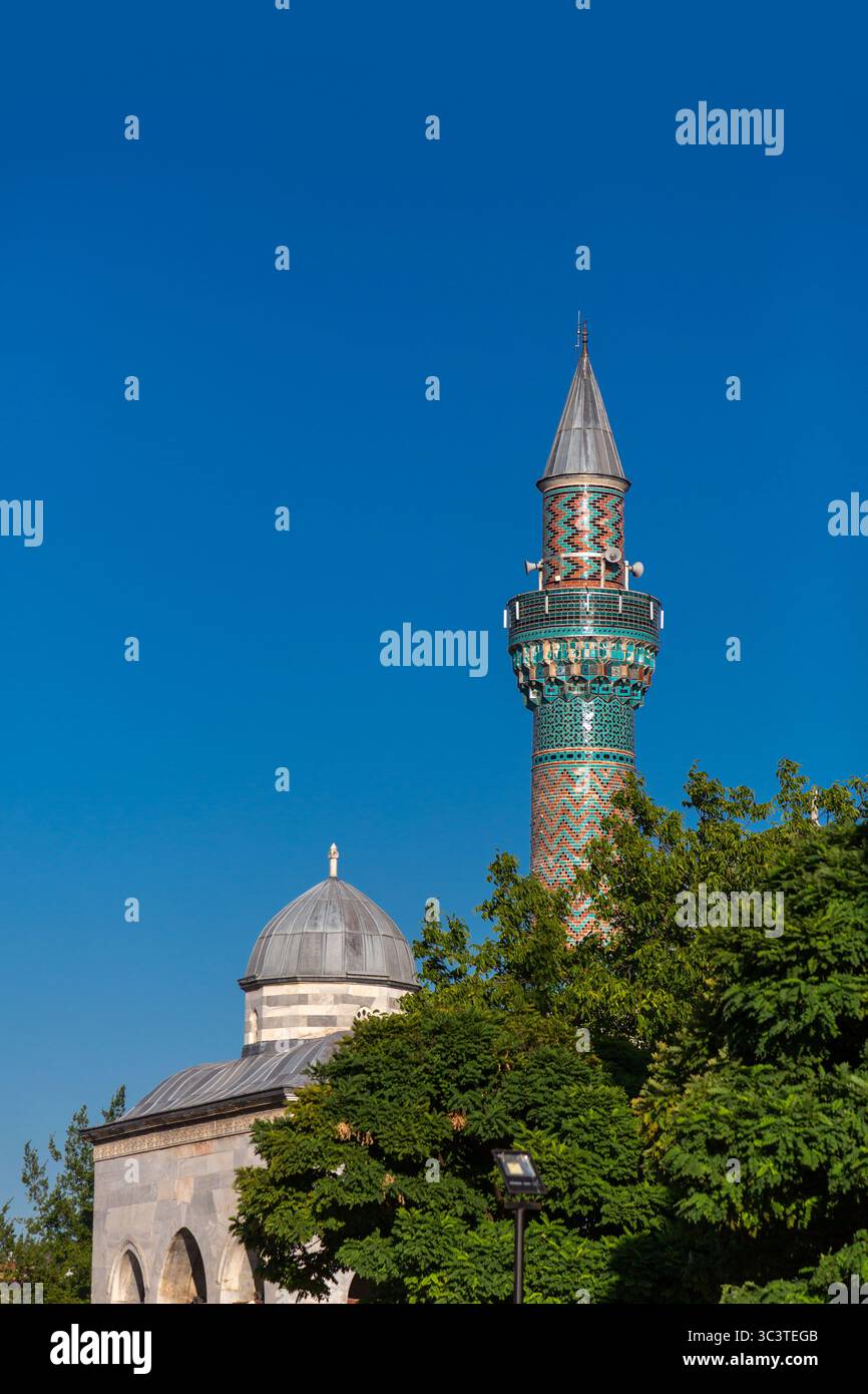 The Green Mosque is a historic Ottoman mosque, located in İznik, Turkey ...