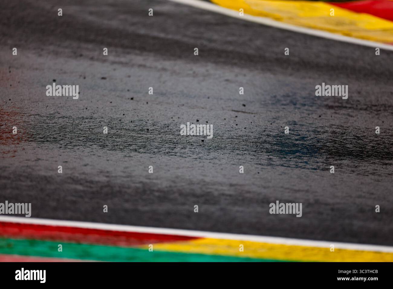 Rain track details during the 2025 Formula 1 Belgian Grand Prix, 13th ...