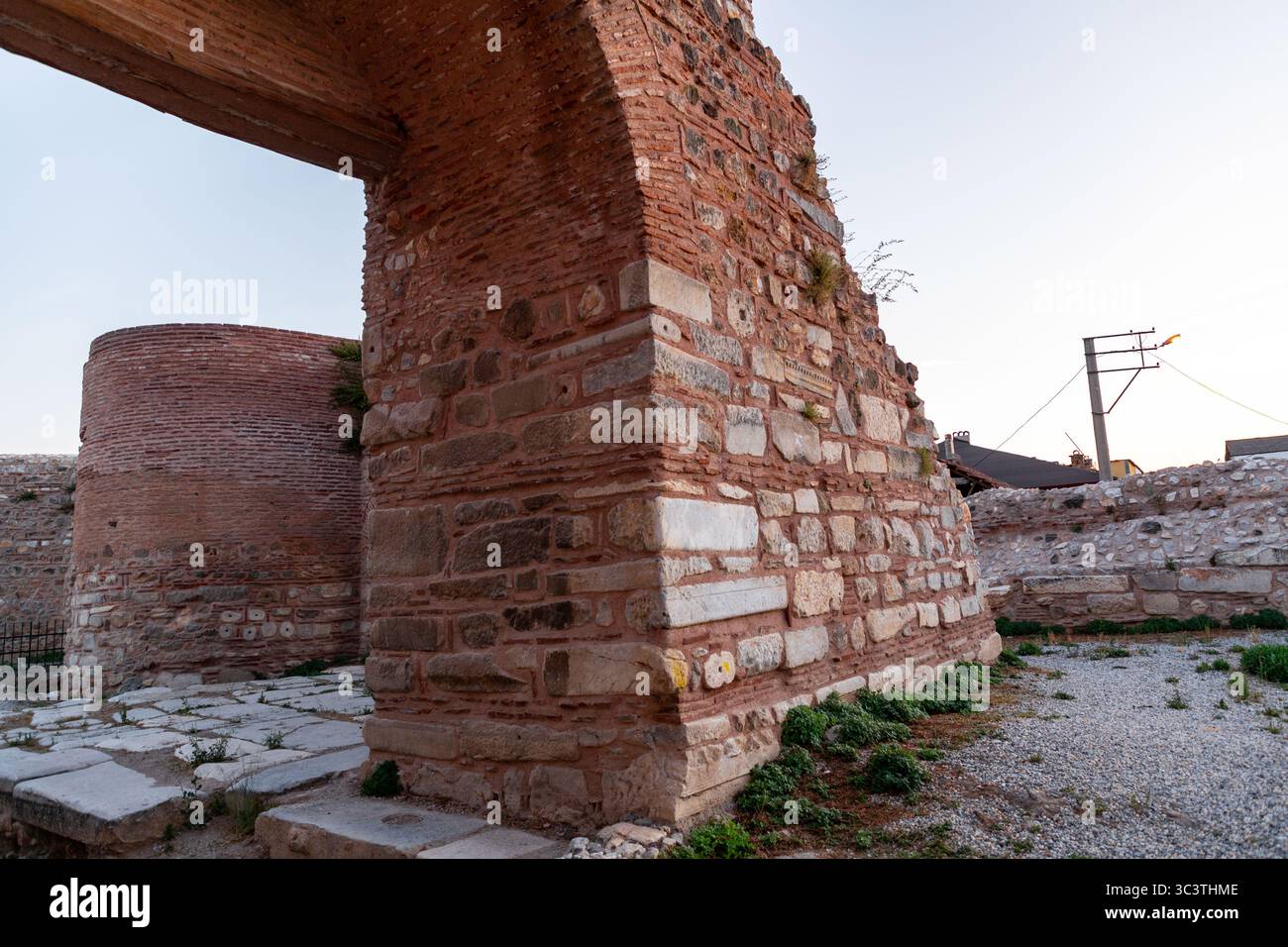 Iznik, Bursa, Turkiye - 20 JUL 2025: The Yenisehir Gate is a city gate ...