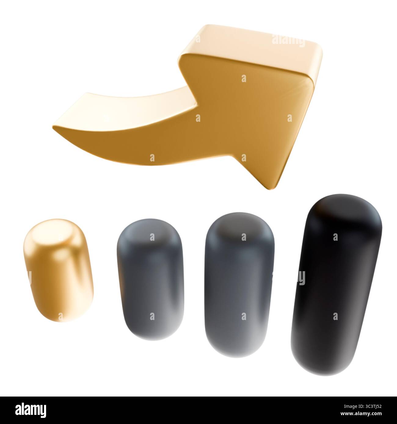 Profit growth black icon Cut Out Stock Images & Pictures - Alamy