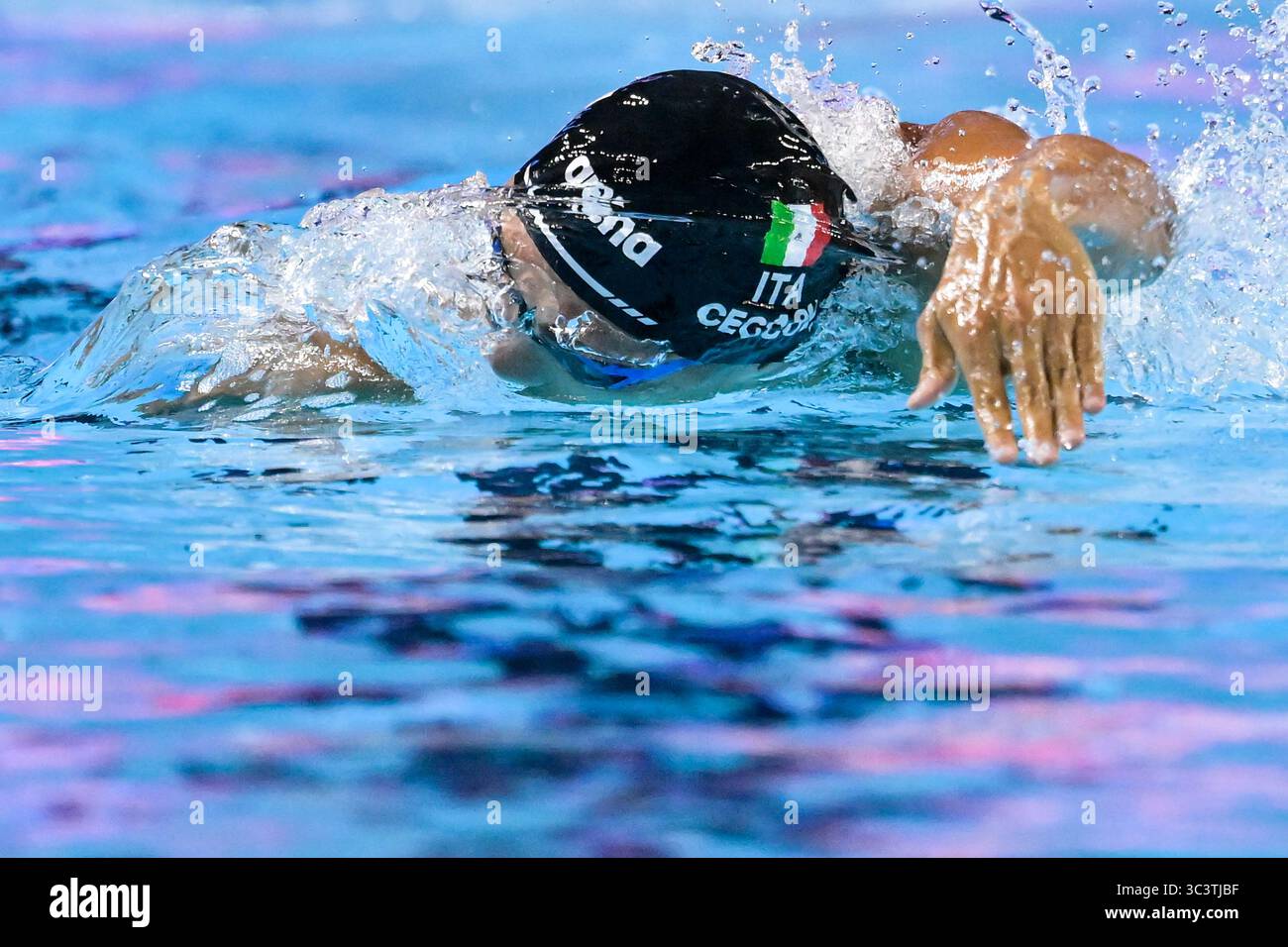 Singapore, Singapore. 27th July, 2025. Thomas Ceccon of Italy, competes ...