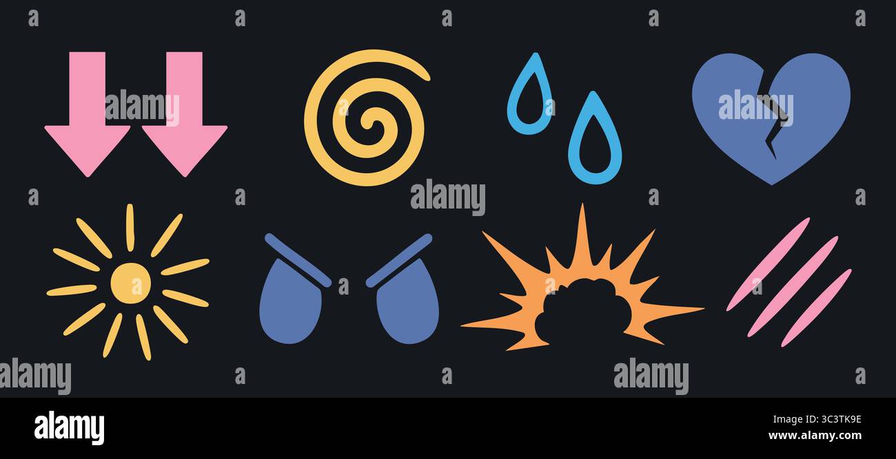 Visual exaggeration Stock Vector Images - Alamy