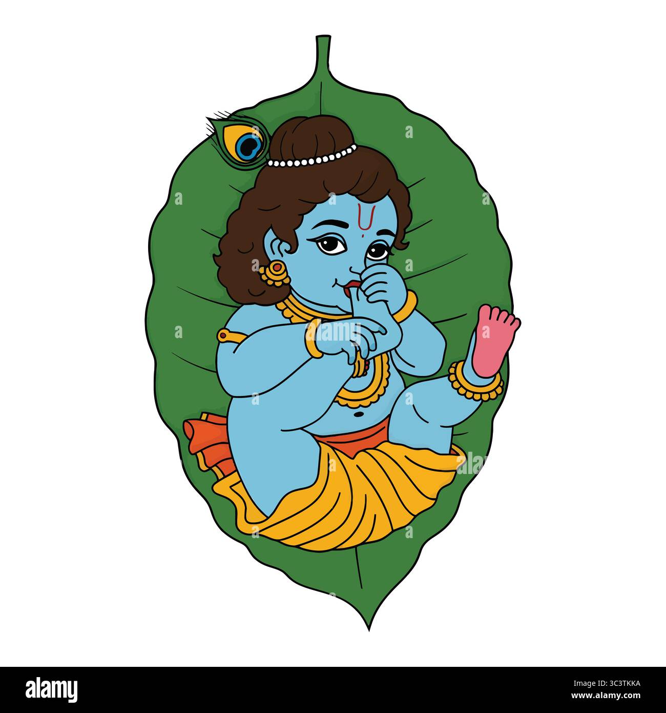 Sacred krishna Cut Out Stock Images & Pictures - Alamy