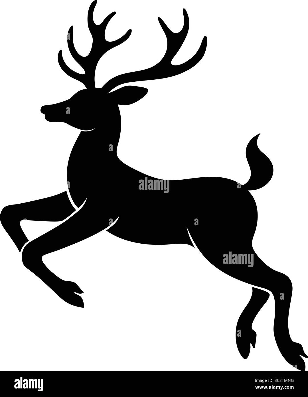 Majestic stag art Stock Vector Images - Alamy