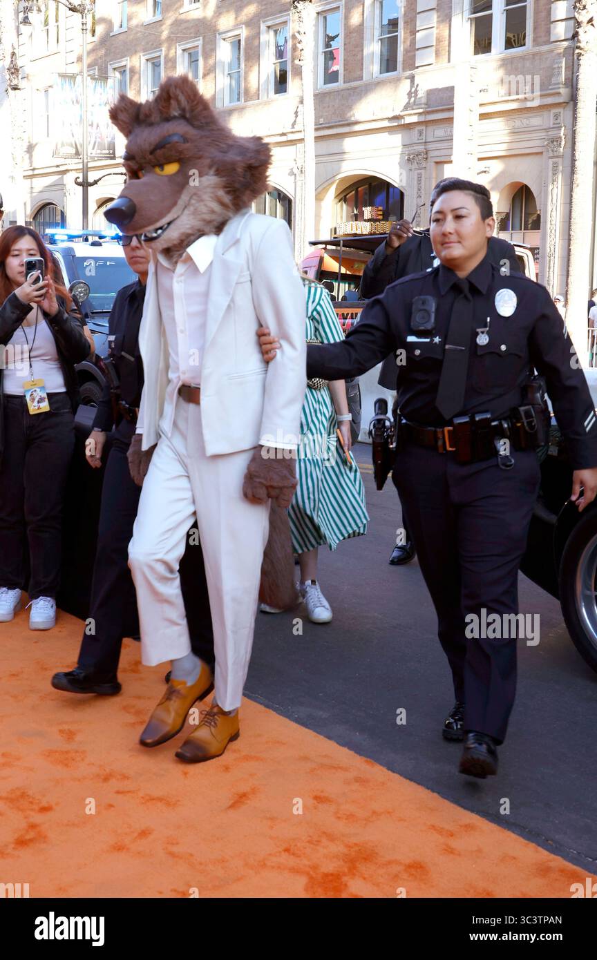 Mr. Wolf bei der Premiere des Animationsfilms 'The Bad Guys 2 / Die ...