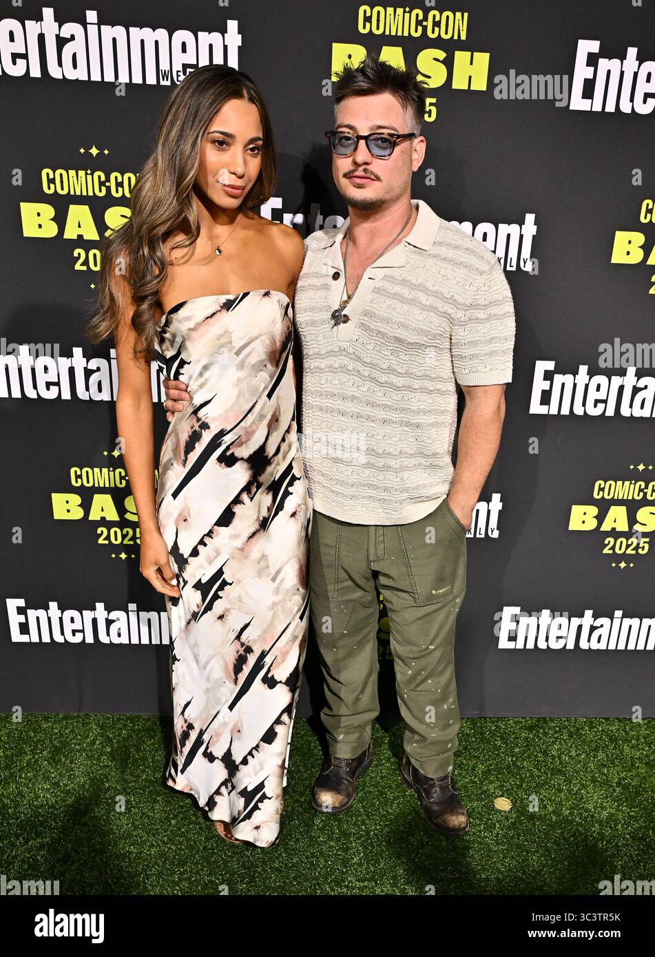 San Diego, USA. 26th July, 2025. Brittany McGowan and Andrew Lawrence arriving to Entertainment ...