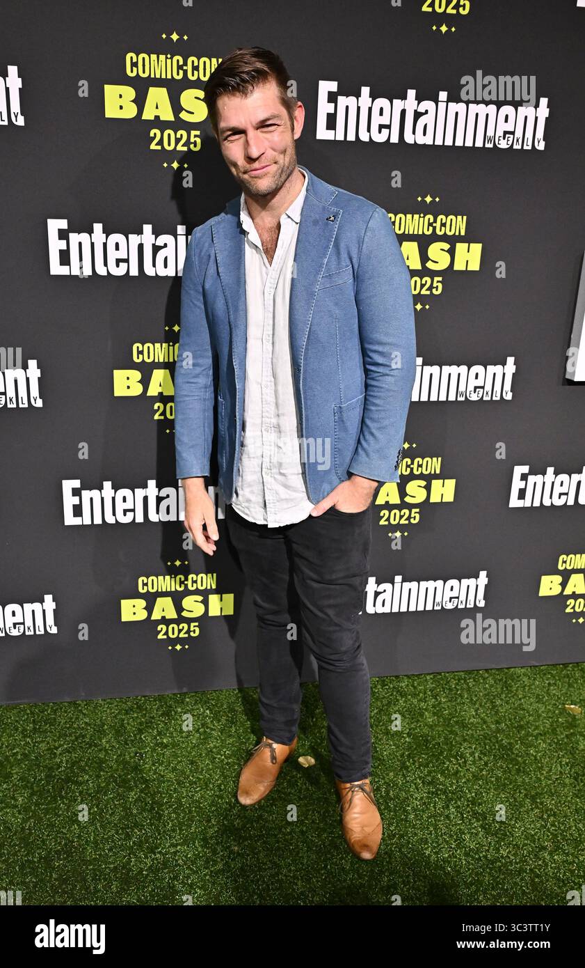 Liam McIntyre arriving to Entertainment Weekly’s Annual Comic-Con bash ...