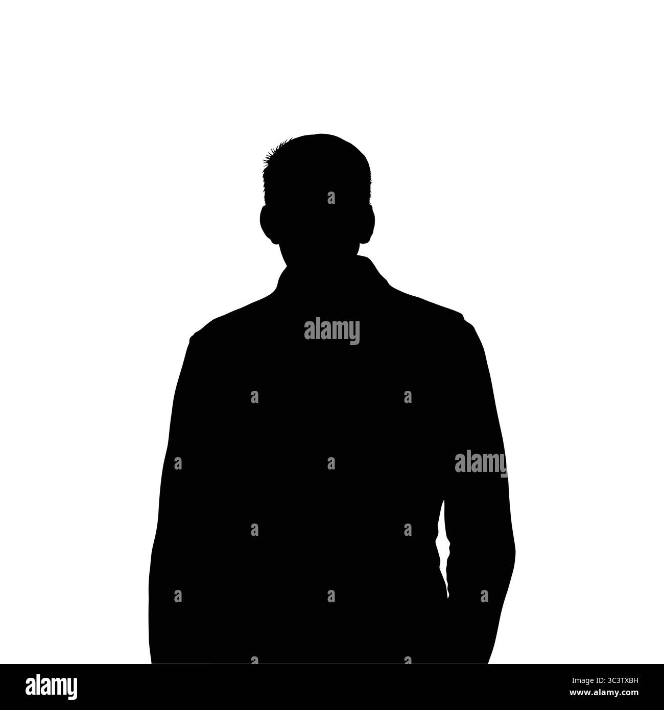 Unknown standing man Stock Vector Images - Alamy