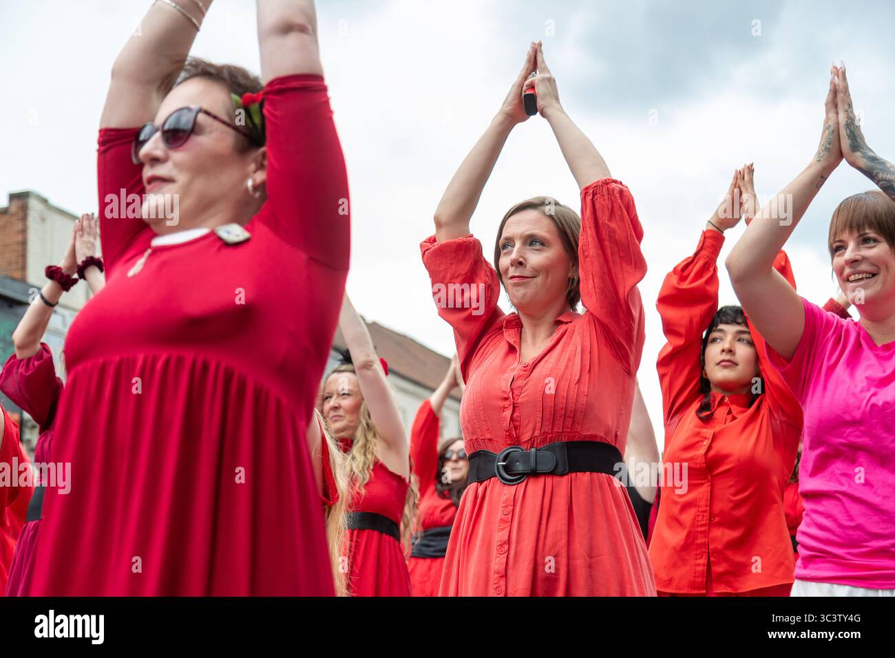 Birmingham, UK. 27th July, 2025. Three hundred people come together to ...