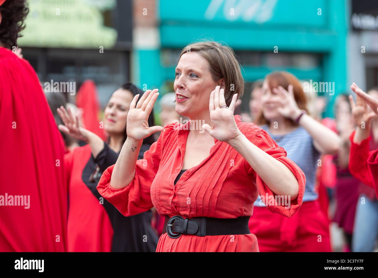 Birmingham, UK. 27th July, 2025. Three hundred people come together to ...