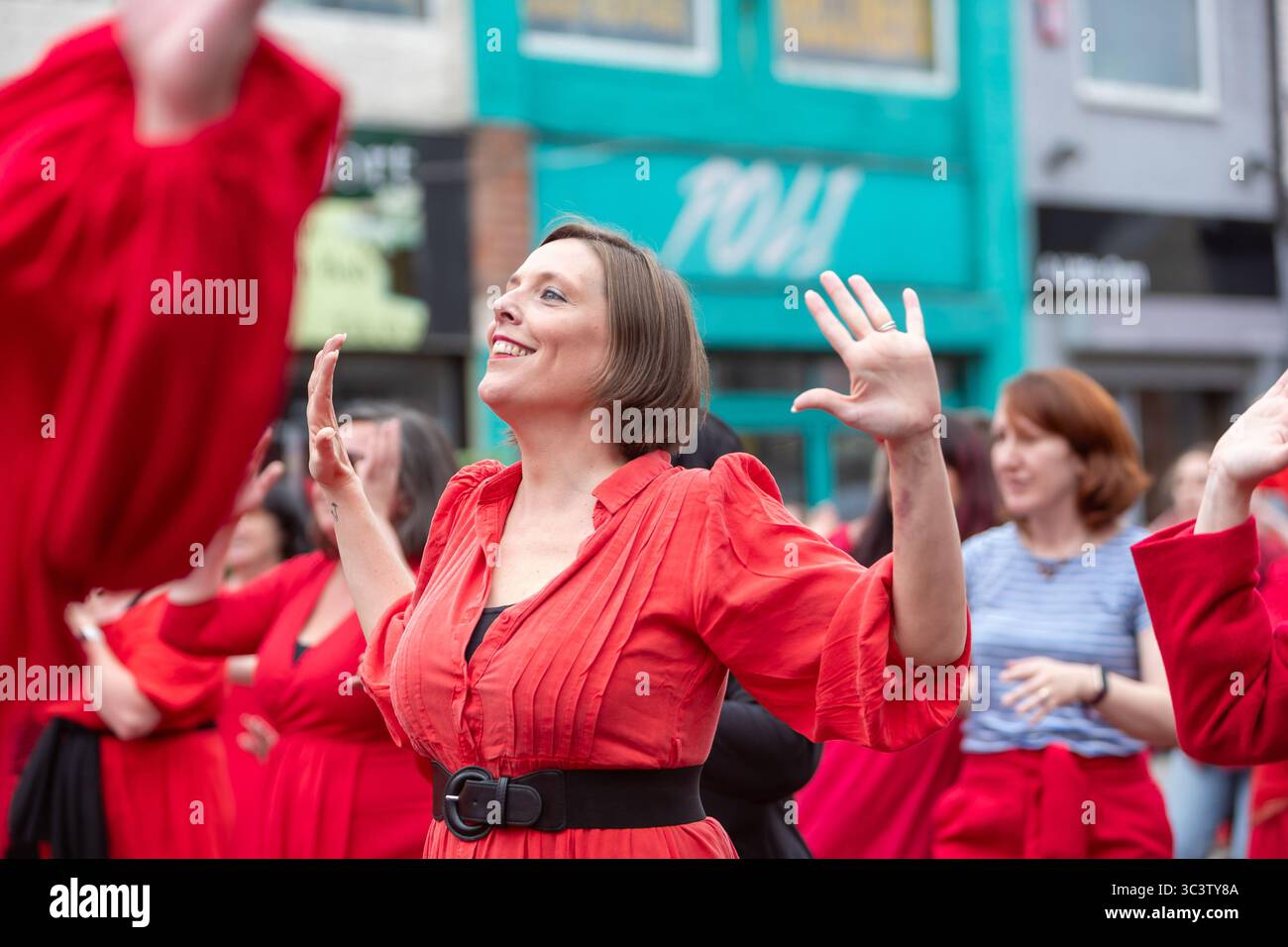 Birmingham, UK. 27th July, 2025. Three hundred people come together to ...
