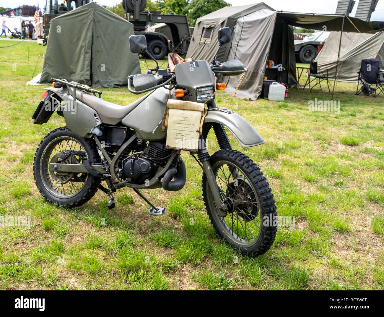 Cagiva 125cc motorcycle used in the French army, but since taken out of ...