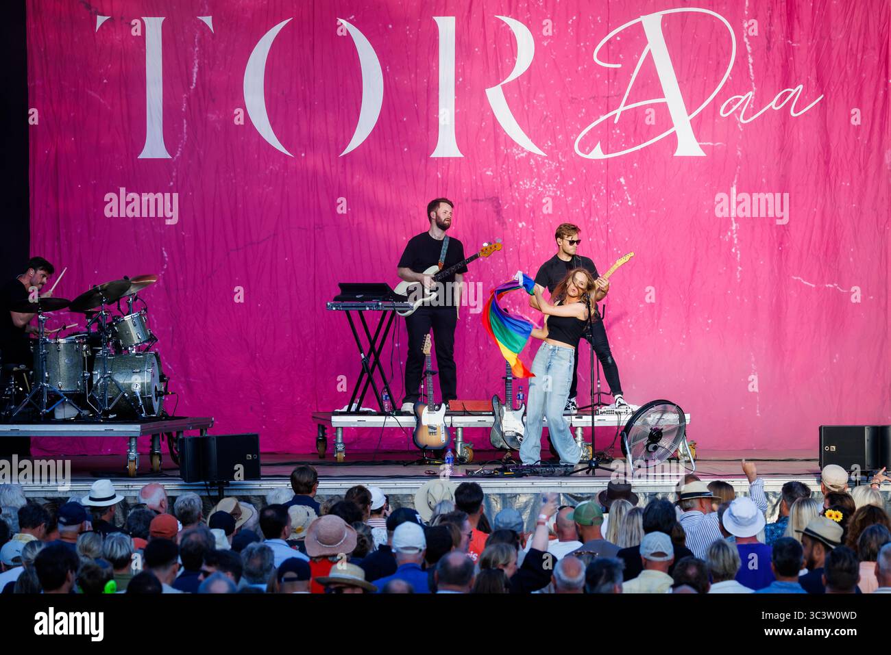 Fredrikstad, Norway. 26th, July 2025. The Norwegian singer and ...
