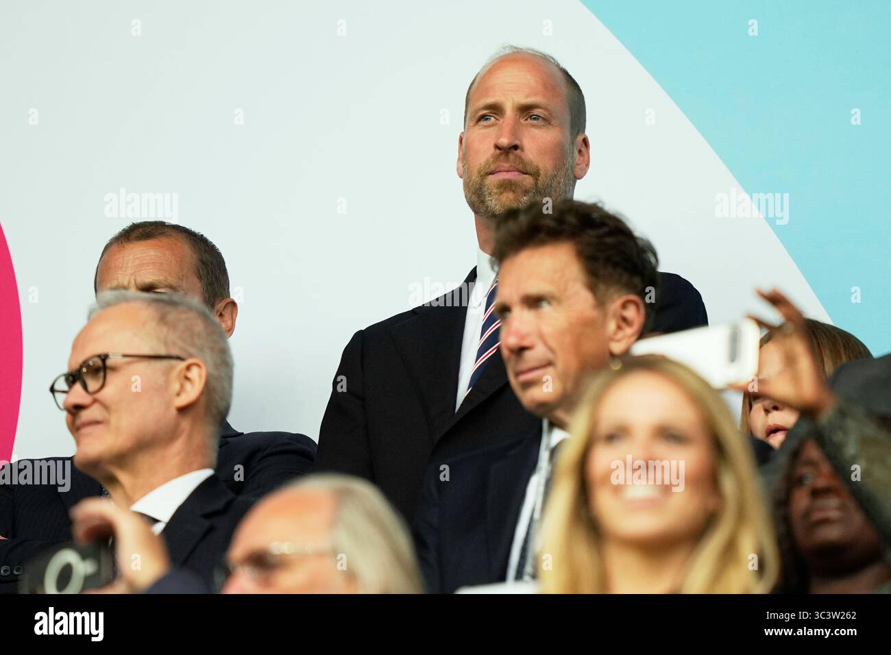 Britain's Prince William attends the Women's Euro 2025 final soccer ...