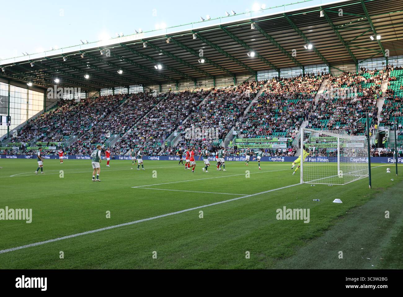 Pat Stanton Stand East, Easter Road Stadium Edinburgh Innenansicht ...