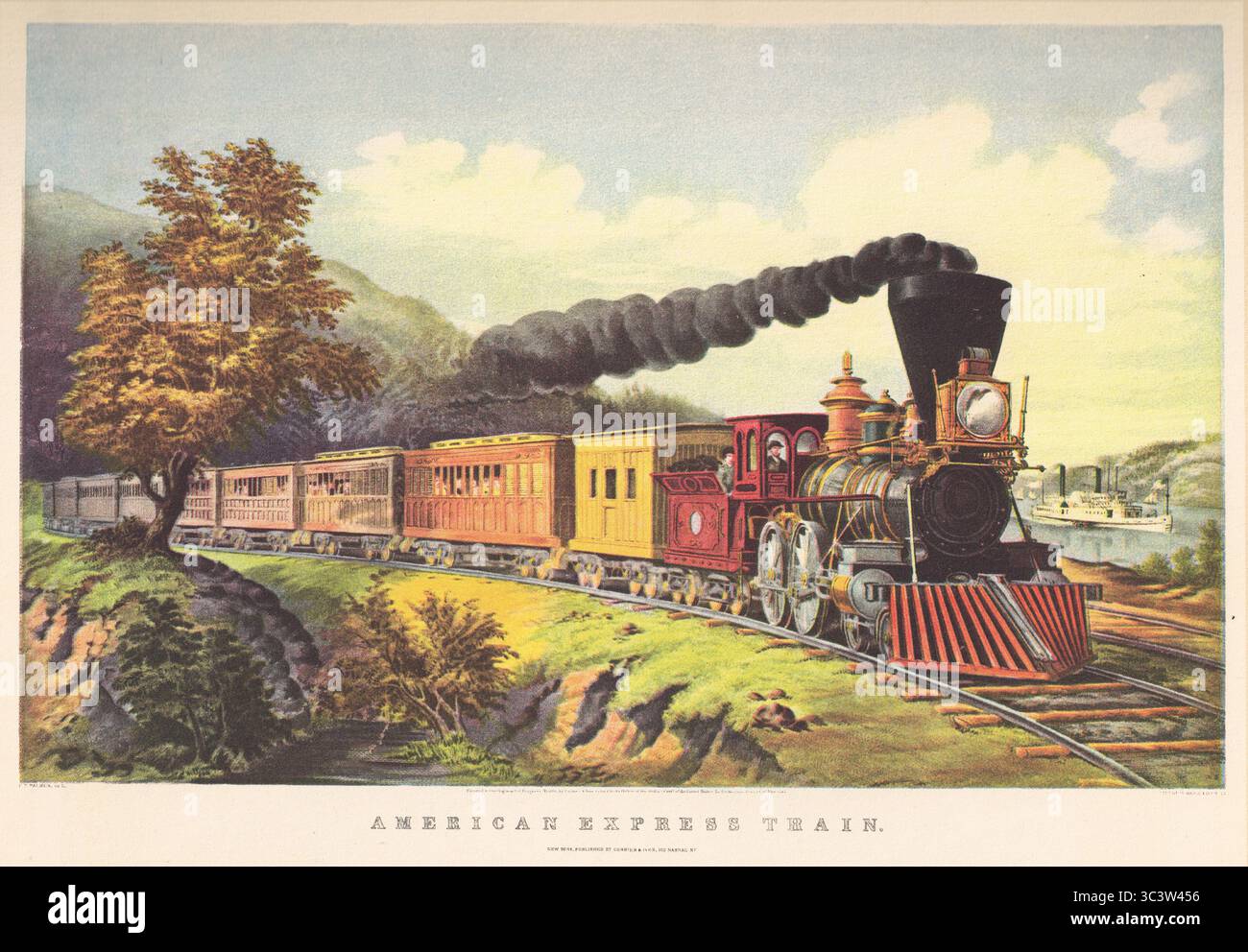 American steam locomotive 1800s hi-res stock photography and images - Alamy