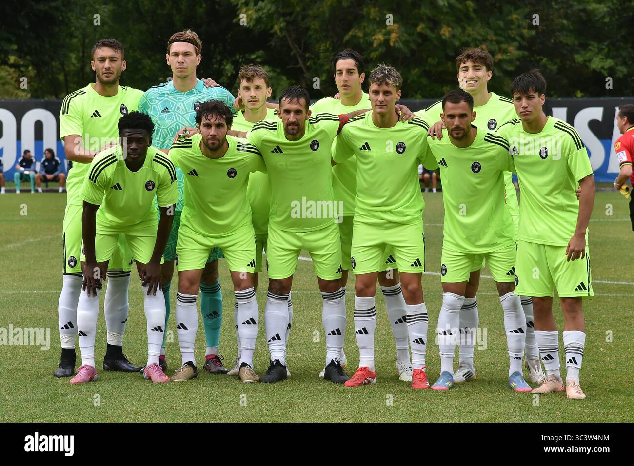Players of Pisa lineup during Pisa SC vs FC Pro Vercelli, Friendly ...