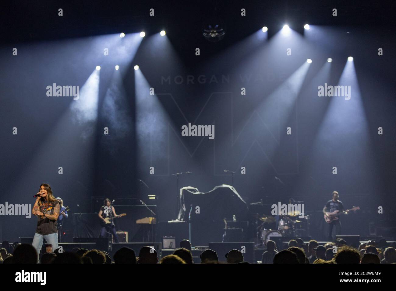 Morgan Wade during the Dance, Kid, Dance Tour at Fiserv Forum on July 26, 2025, in Milwaukee ...