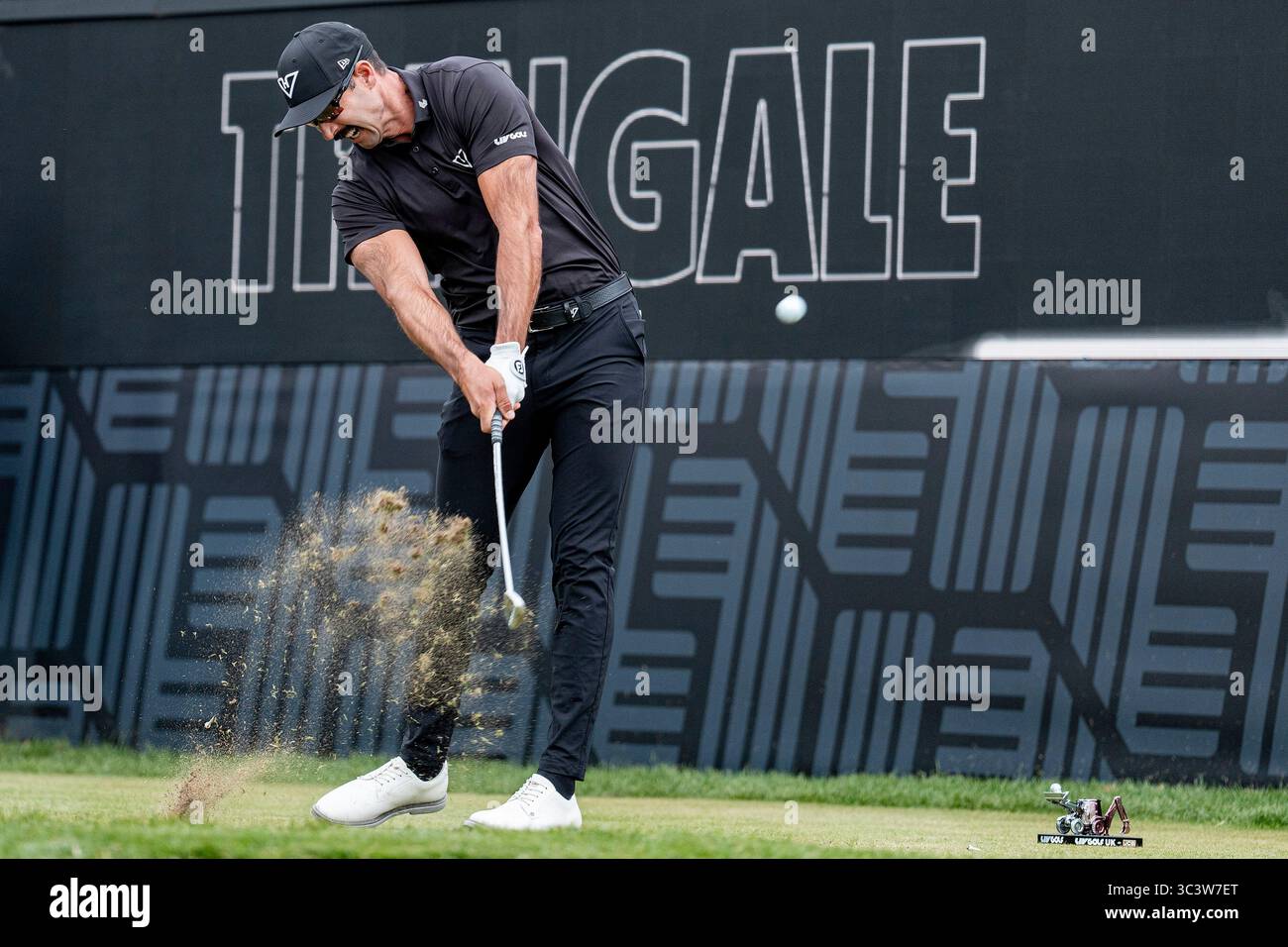 during the final round of LIV Golf United Kingdom at JCB Golf & Country ...