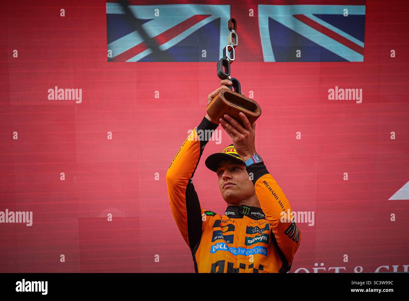 04 Lando Norris, (GRB) McLaren Mercedes MCL39, during the Belgian GP ...