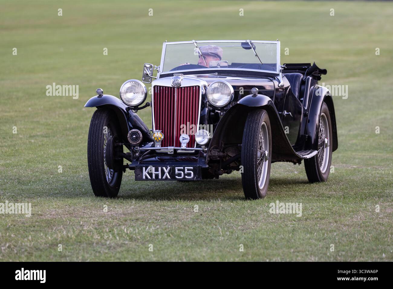 MG TA sportscar at Old Warden. Part of the Shuttleworth Collection ...