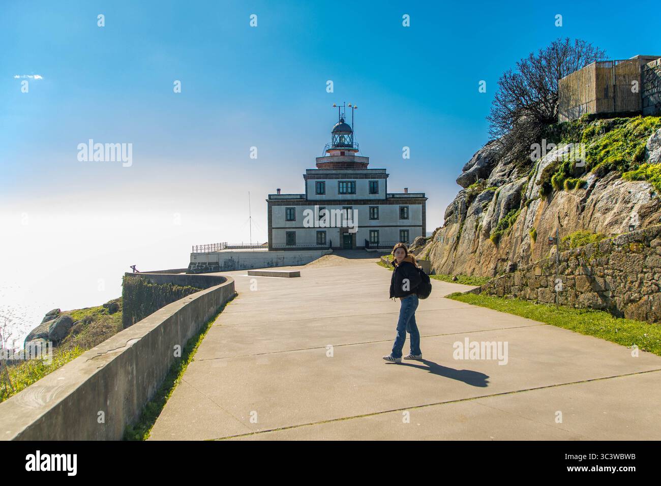 At Finisterre, Spain, On 03-01-25, The Lighthouse of Finisterre, the ...