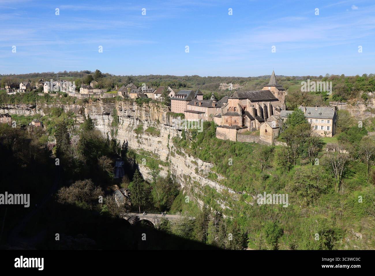 Bozouls Canyon, commonly known as the Bozouls Hole, Bozouls Village ...