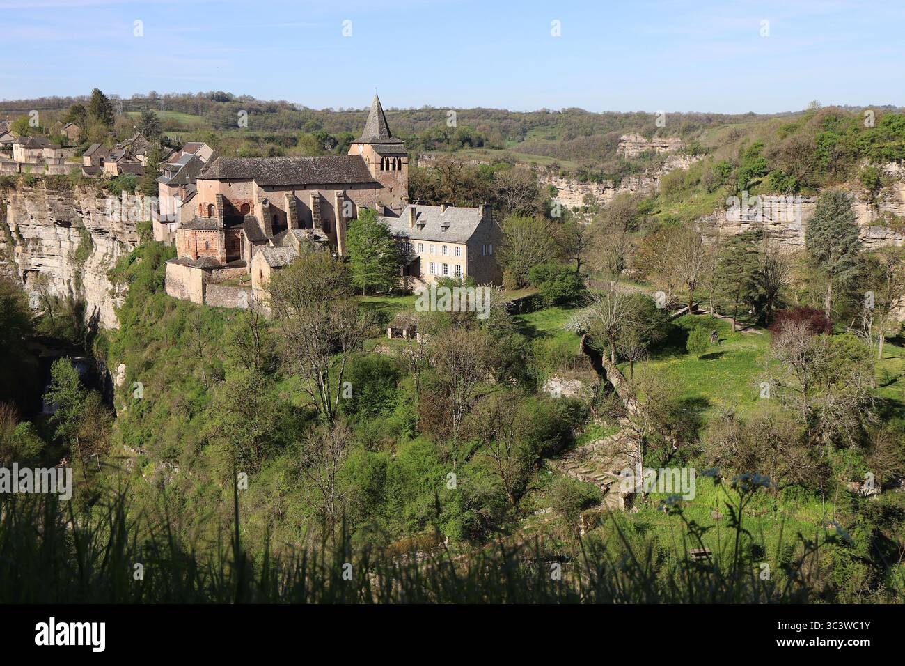 Bozouls Canyon, commonly known as the Bozouls Hole, Bozouls Village ...