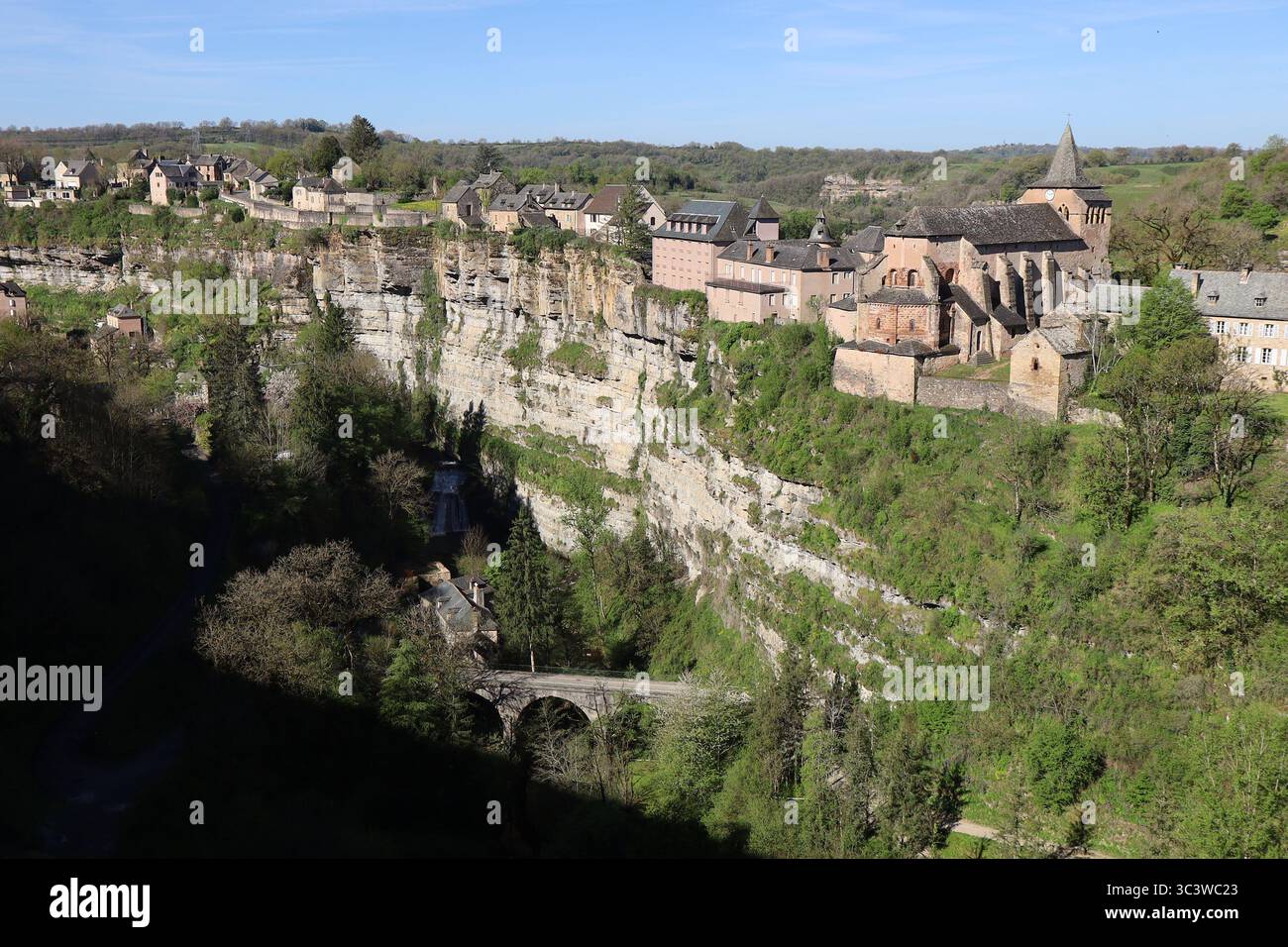 Bozouls Canyon, commonly known as the Bozouls Hole, Bozouls Village ...