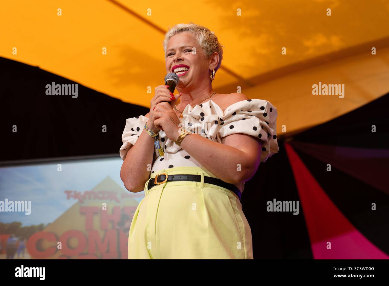 Southwold, UK, 27 July, 2025. Latitude Festival 2025. Pictured left to right, Laura Smyth ...