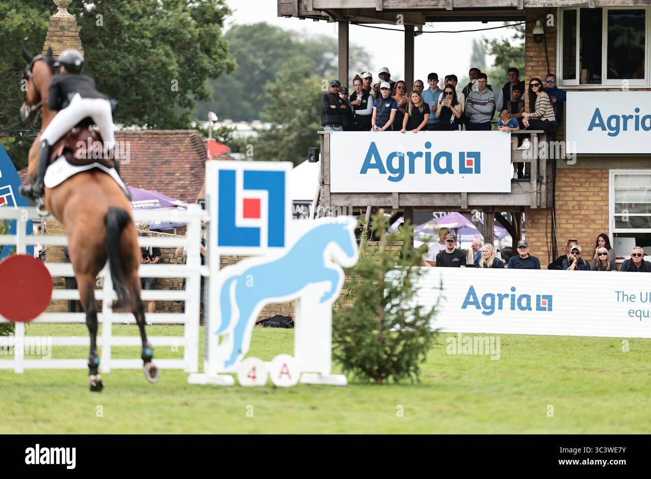 Hassocks, UK. 27 July, 2025. Georgia Tame of Great Britain riding Be ...