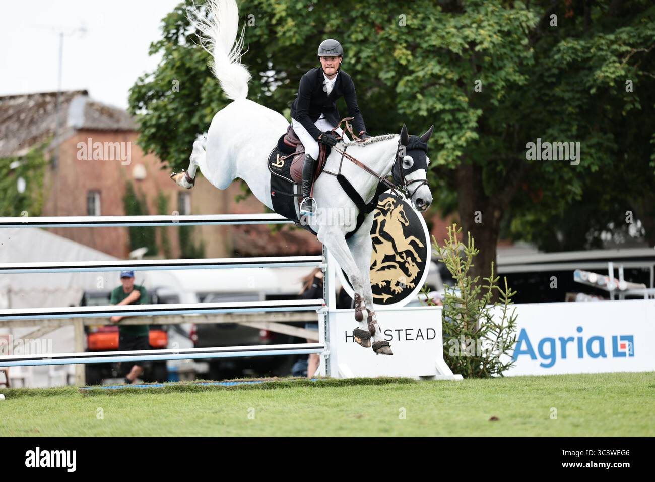 Roel Holthuizen of Netherlands riding Carlson W 3 during the first ...