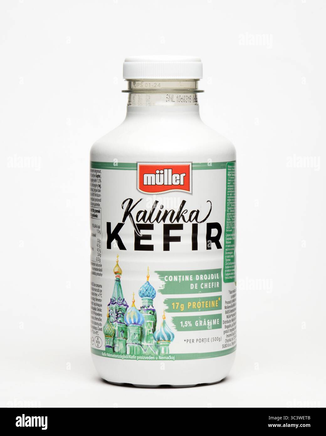 Kalinka Kefir by Müller 500 ml bottle, low-fat drink rich in protein ...