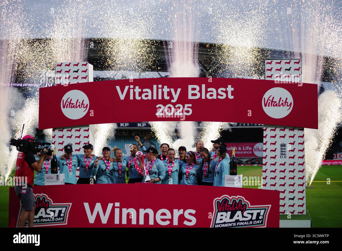 London, England, 27 July 2025. Surrey Women winners of the Vitality ...