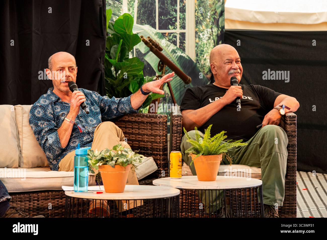 Henham Park, Suffolk, UK. 26th July, 2025. Political commentators Nick ...