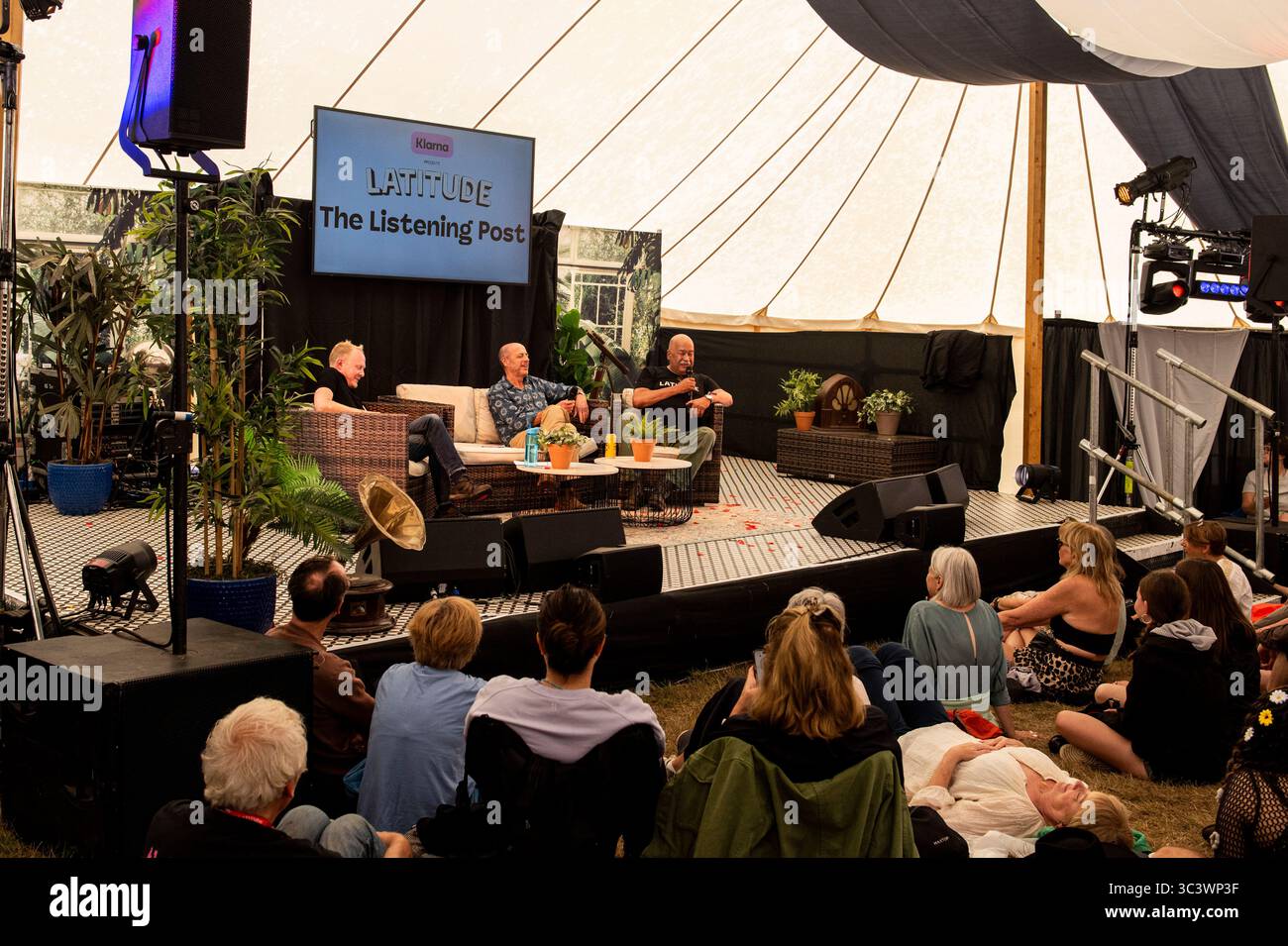 Henham Park, Suffolk, UK. 26th July, 2025. Political commentators Nick ...