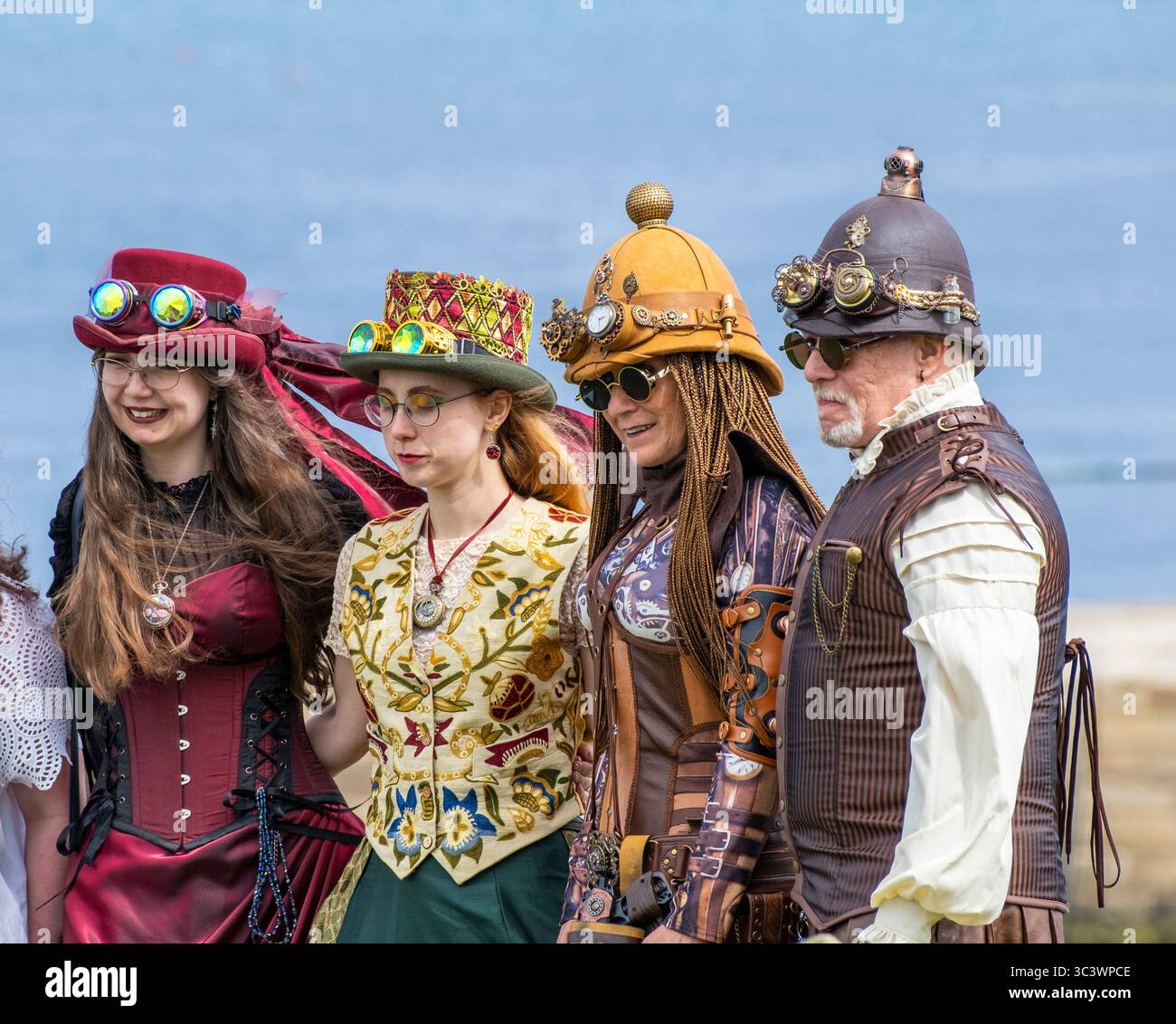 Whitby, North Yorkshire, England. UK. 27th July, 2025. Steampunks out ...