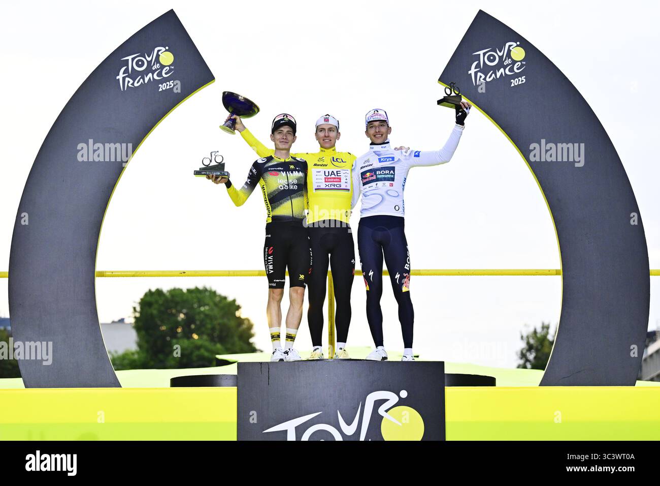 Paris, France. 27th July, 2025. Danish Jonas Vingegaard Hansen of Team ...