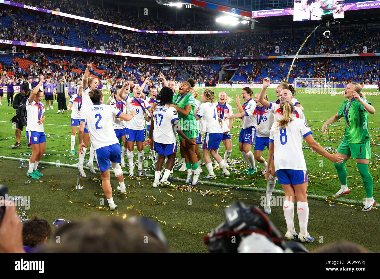 BASEL, SWITZERLAND - JULY 27: Goalkeeper Hannah Hampton of England ...